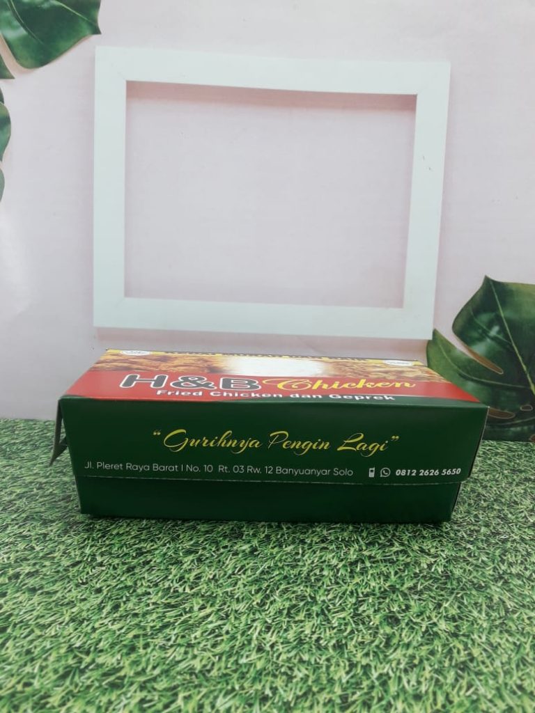 Desain Box Ayam / Chicken - PERCETAKAN KEMASAN